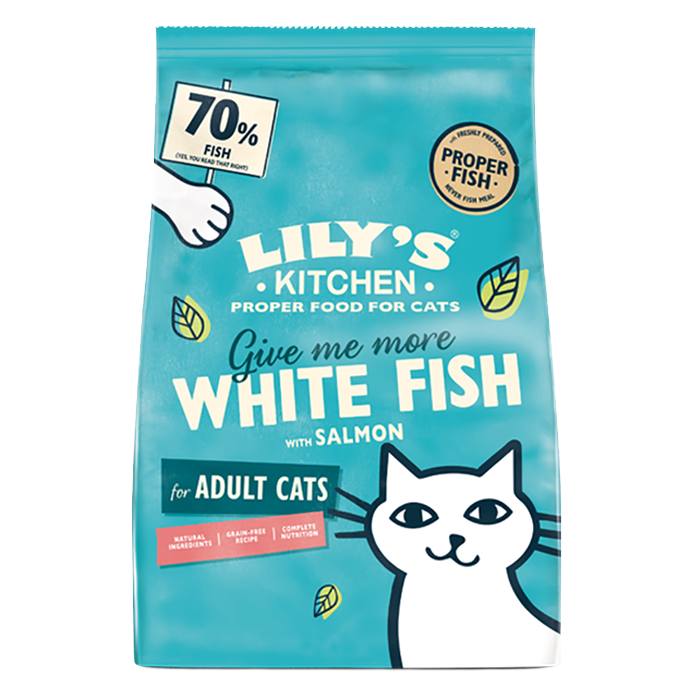 Lily's Kitchen - Cats White Fish & Salmon Fisherman's Feast, 800g | Pa – PlantX UK