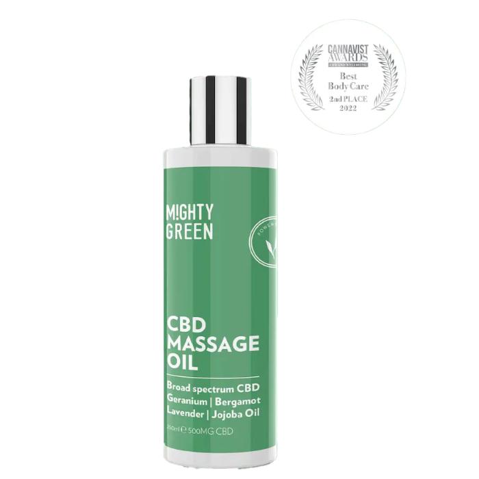 Mighty Green Massage Oil 250ml Plantx Uk