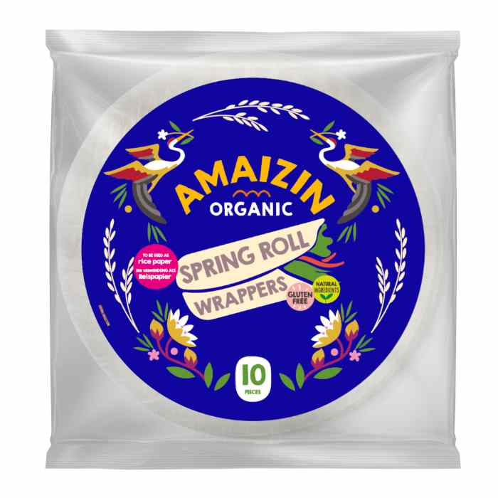 Amaizin - Organic Spring Roll Wrappers, 100g – PlantX UK