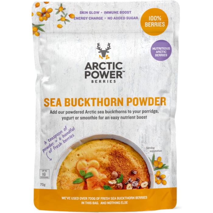 Arctic Power Berries - Sea Buckthorn Powder, 70g – PlantX UK