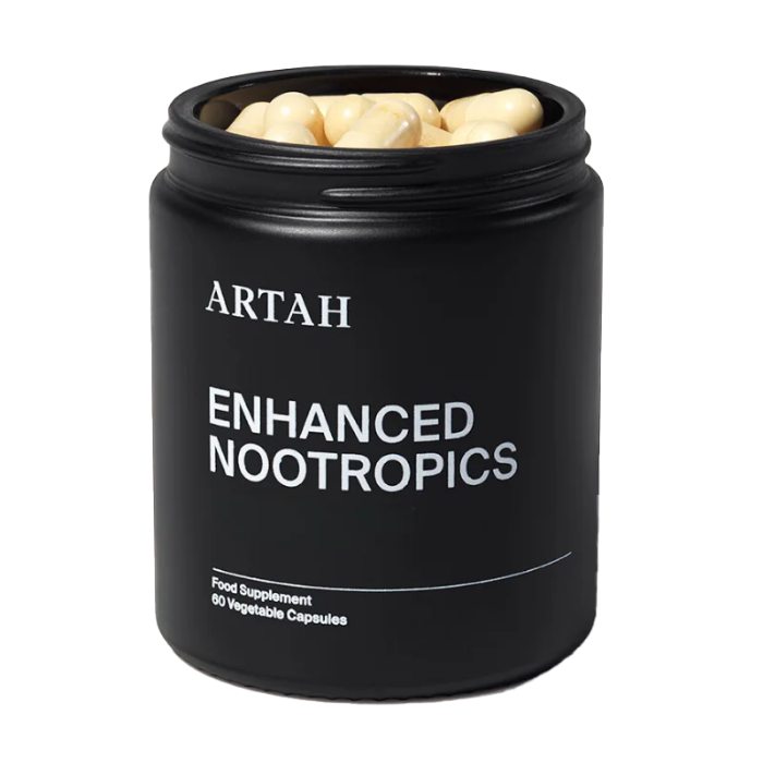Artah - Enhanced Nootropics, 60 Capsules – PlantX UK