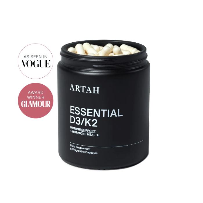 Artah - Essential D3/K2, 60 Capsules – PlantX UK