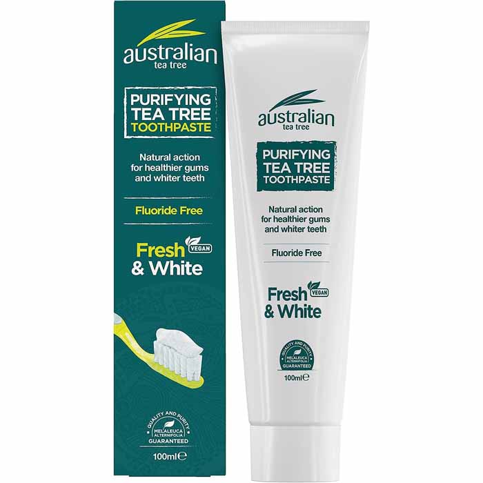 Australian Tea Tree - Fresh & White Toothpaste, 100ml – PlantX UK