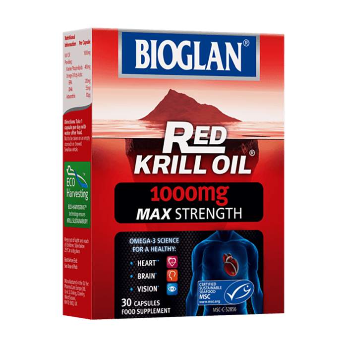 Bioglan - Bioglan Red Krill DS 1000, 30 Capsules – PlantX UK