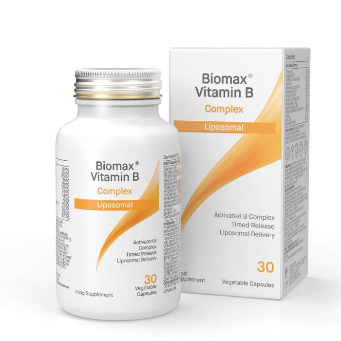 Biomax - Vitamin B Complex, 30 Capsules – PlantX UK