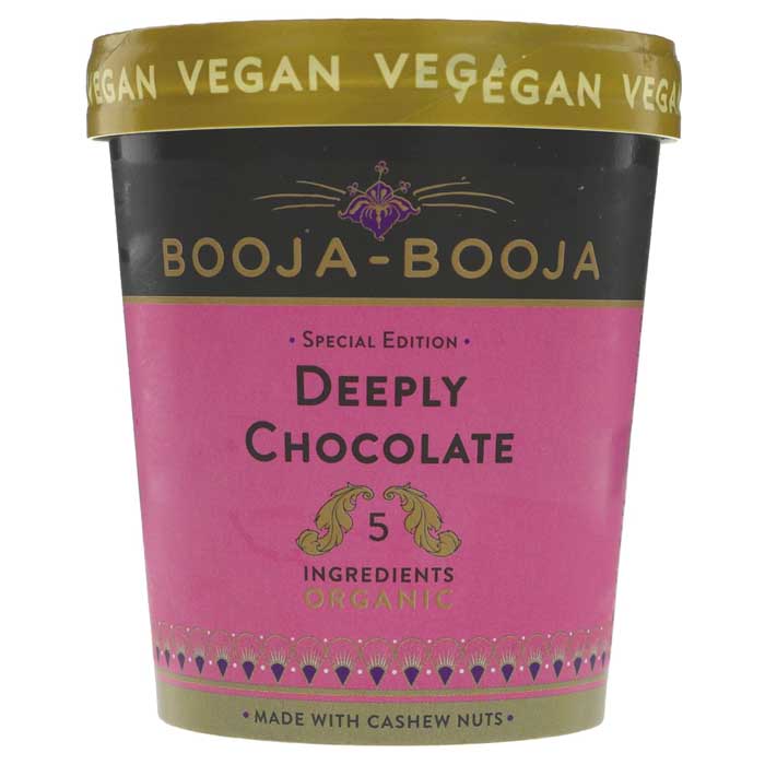 Booja Booja - Deeply Chocolate Dairy Free Ice Cream, 465ml – PlantX UK