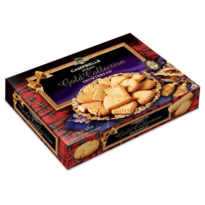 Campbells - Gold Collection Shortbread Carton, 150g – PlantX UK