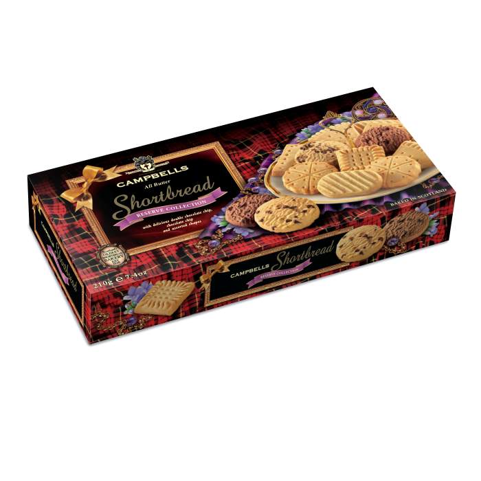Campbells - Shortbread Reserve Collection Carton, 210g – PlantX UK