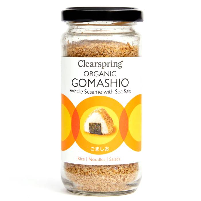 Clearspring - Organic Gosmashio Whole Sesame with Sea Salt, 100g ...