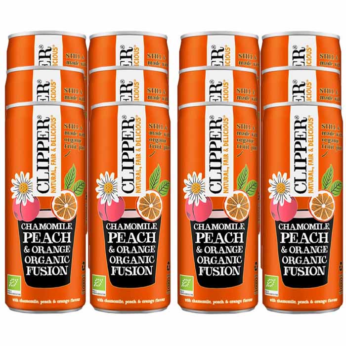 Clipper - Chamomile Peach and Orange Organic Fusion, 250ml | Pack of 1 ...