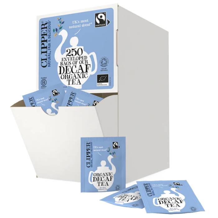 Clipper - Fairtrade Organic Decaf Everyday Tea, 250 Bags – PlantX UK