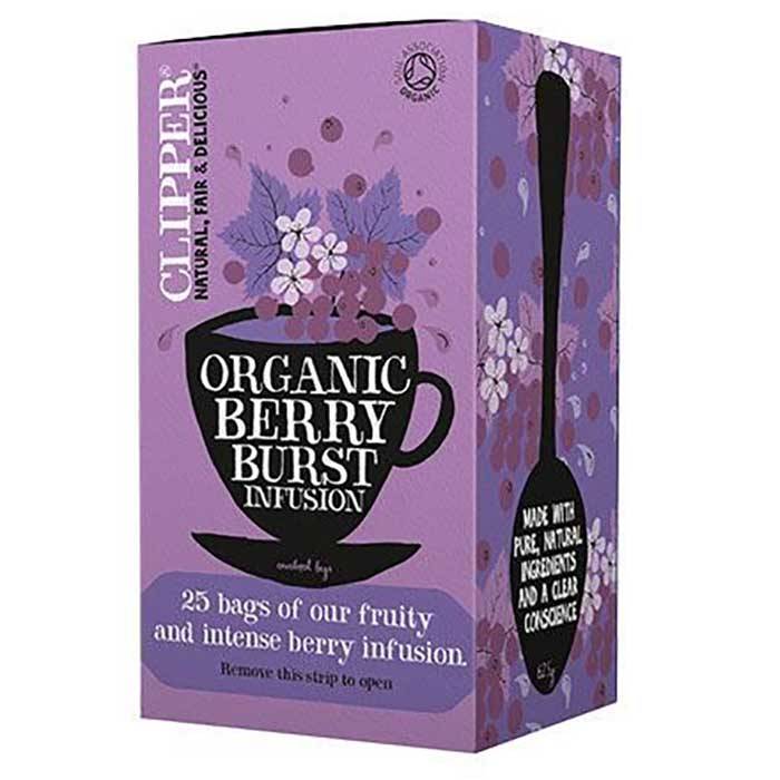 Clipper - Organic Infusion Berry Burst Tea | Multiple Sizes – PlantX UK