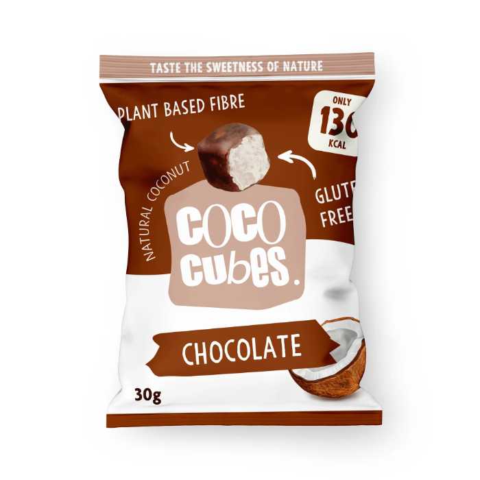 Coco Cubes - Chocolate, 30g | Pack of 12 – PlantX UK