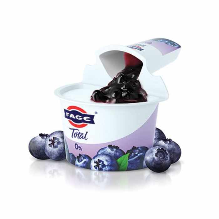 Fage - Total 0% Blueberry Yoghurts, 150g | Pack of 6 – PlantX UK