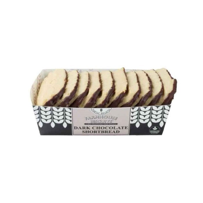 Farmhouse Biscuits - Shortbread Biscuits Dark Choc, 150g – PlantX UK