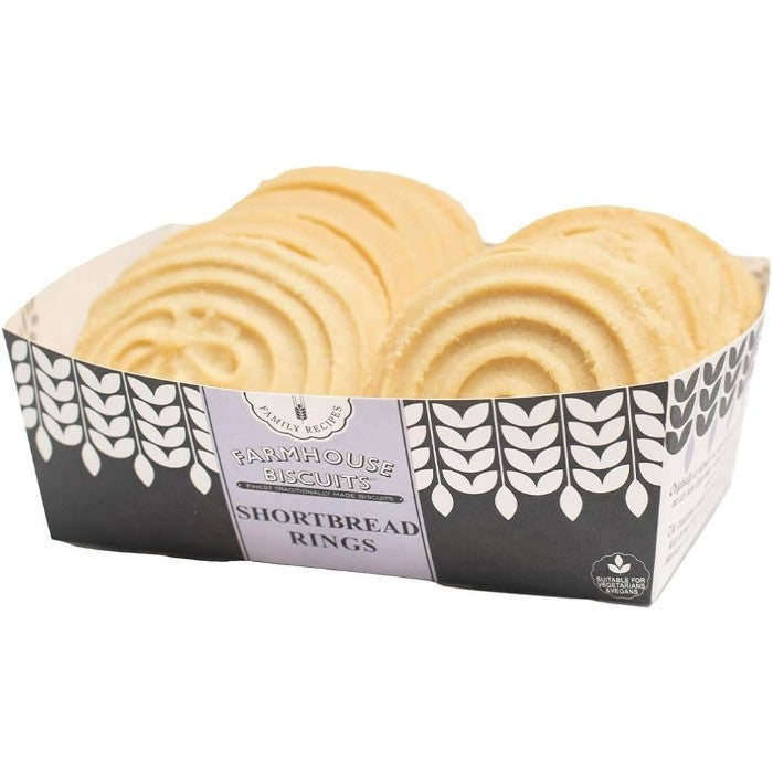 Farmhouse Biscuits - Shortbread Rings, 200g – PlantX UK