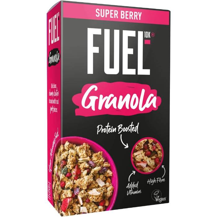 Fuel10K - Super Berry Granola, 400g | Pack of 6 – PlantX UK