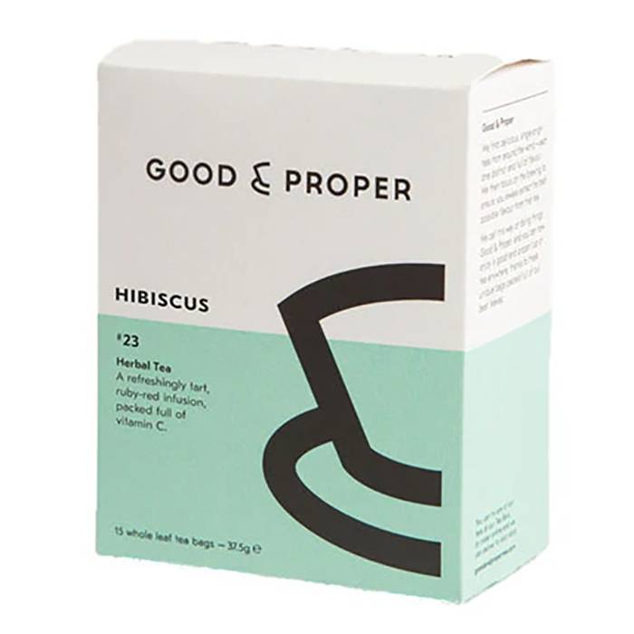 Good & Proper Tea - Hibiscus Carton 37.5g - Pack of 6 – PlantX UK