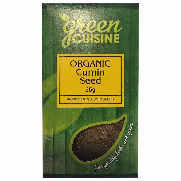 Green Cuisine - Organic Cumin Seed, 25g | Pack of 6 – PlantX UK