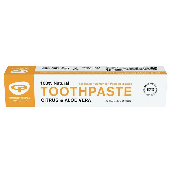 Green People - Organic Citrus Toothpaste, 50ml – PlantX UK