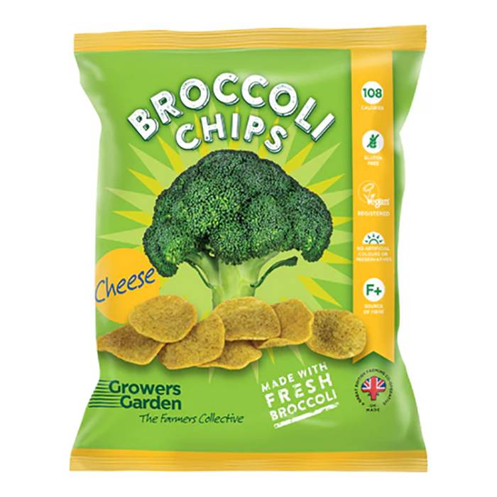 Growers Garden - Broccoli Crisps with Cheese | Multiple Sizes – PlantX UK