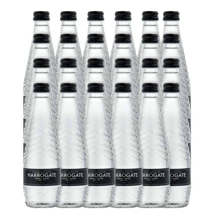 Harrogate Water - Still Spring Water in Glass Bottles | Multiple Sizes ...