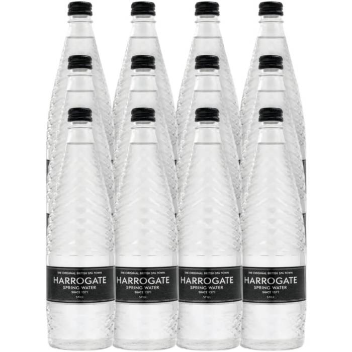 Harrogate Water - Still Spring Water in Glass Bottles | Multiple Sizes ...