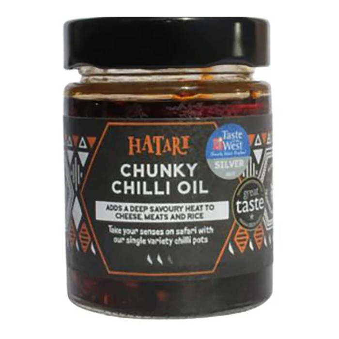 Hatari - Chunky Chilli Oil, 130g - Pack of 6 – PlantX UK