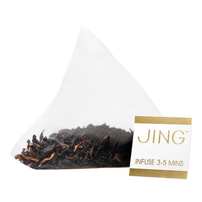JING Tea - Darjeeling Second Flush Tea Bags, ziplock, 50 Teabags - Pac ...