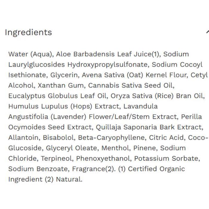 Jason Natural - Cannabis Body Wash, 887ml – PlantX UK