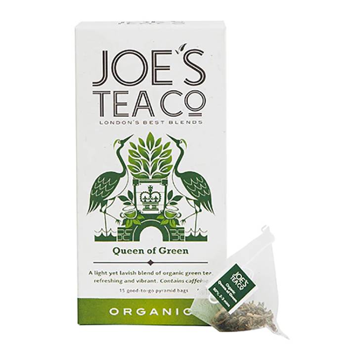 Joe's Tea Co. - Organic Queen of Green Tea, 15 Bags- Pack of 6 – PlantX UK