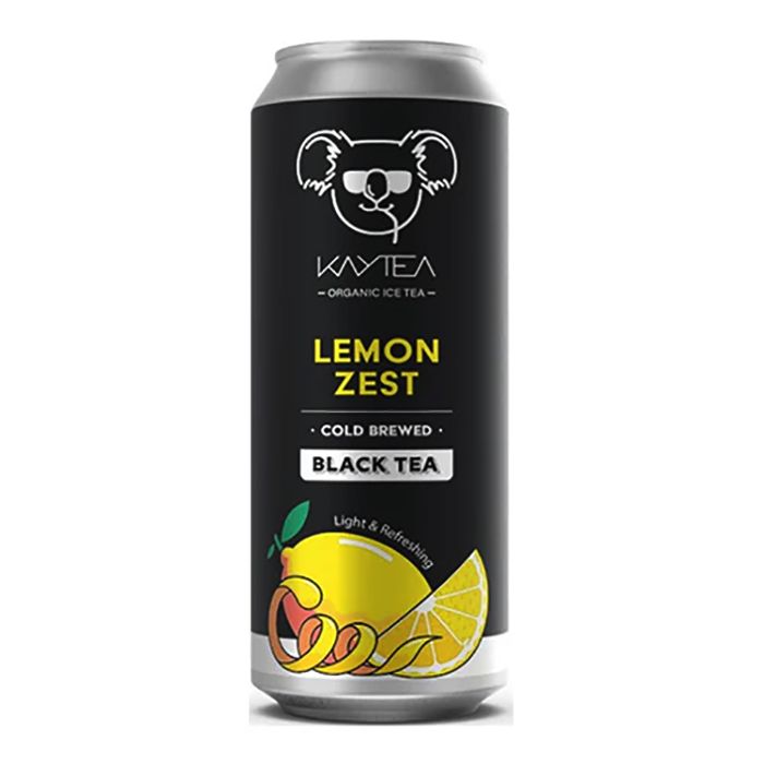 KAYTEA - Organic Lemon Zest Black Tea, 330ml - Pack of 12 – PlantX UK