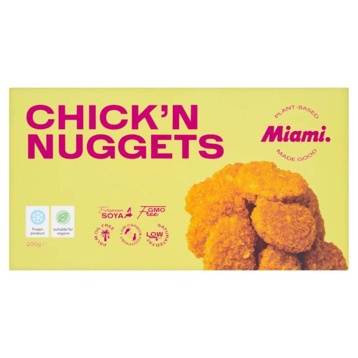 Miami Burger - Miami Chick'n Nuggets, 200g – PlantX UK