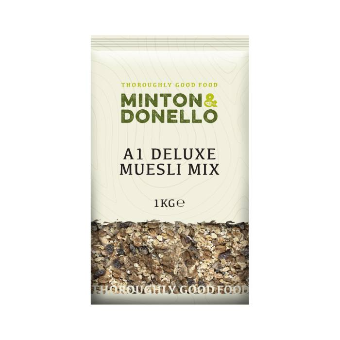 Minton & Donello - A1 Deluxe Muesli Mix, 1000g | Pack of 6 – PlantX UK