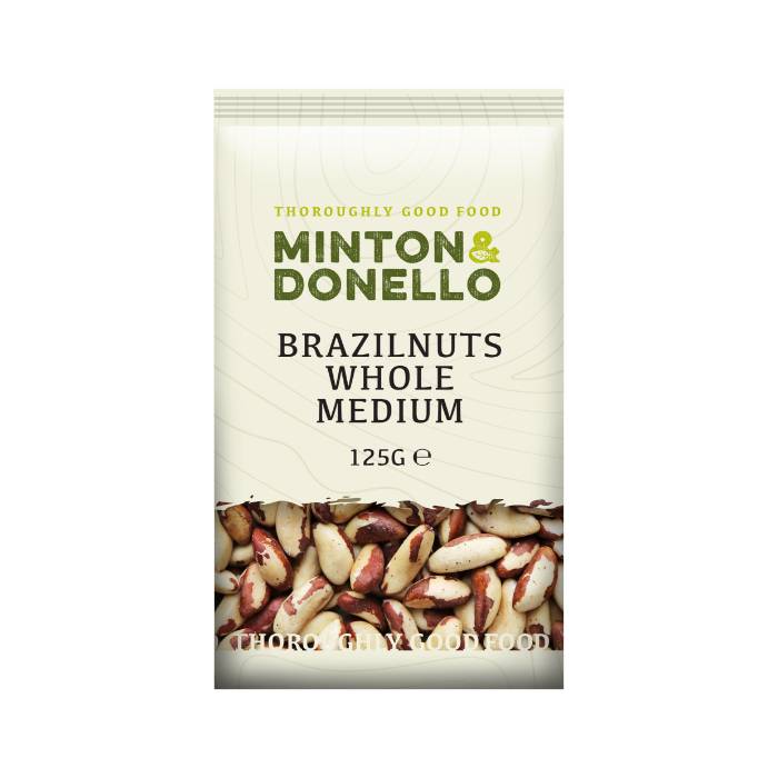 Minton & Donello - Brazilnuts Whole Medium | Pack of 6 | Multiple Size ...