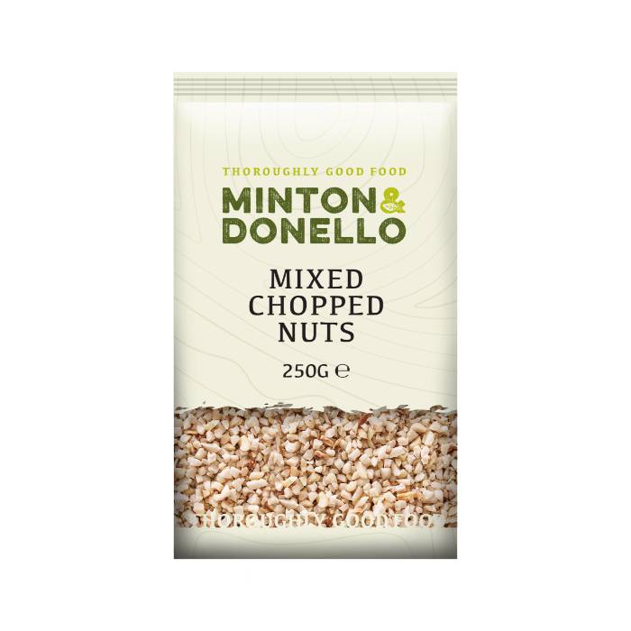 Minton & Donello - Mixed Chopped Nuts, 250g | Pack of 6 – PlantX UK