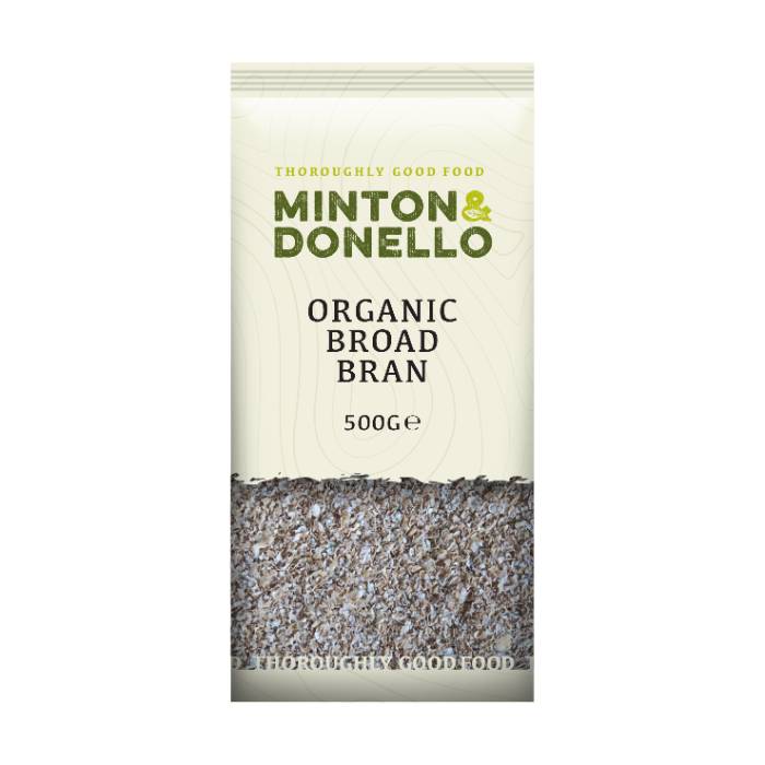 Minton & Donello - Organic Broad Bran, 500g | Pack of 6 – PlantX UK