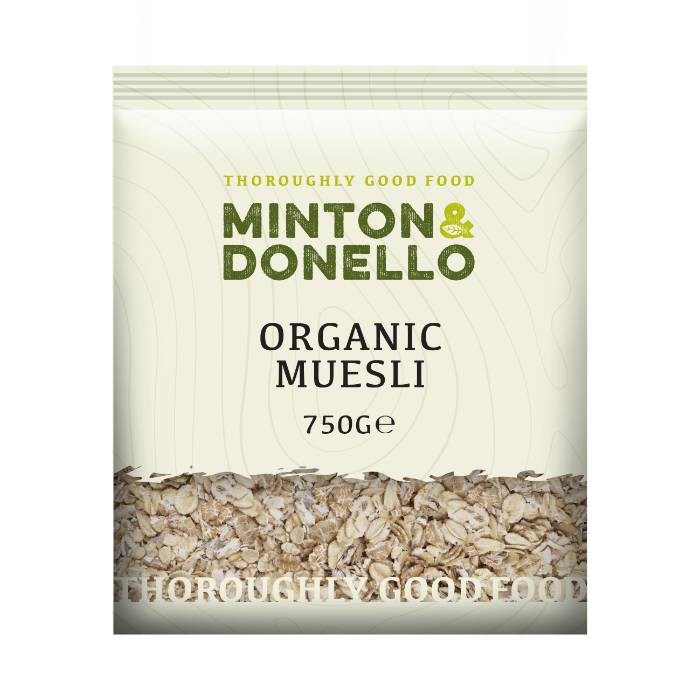 Minton & Donello - Organic Muesli Base, 750g | Pack of 6 – PlantX UK