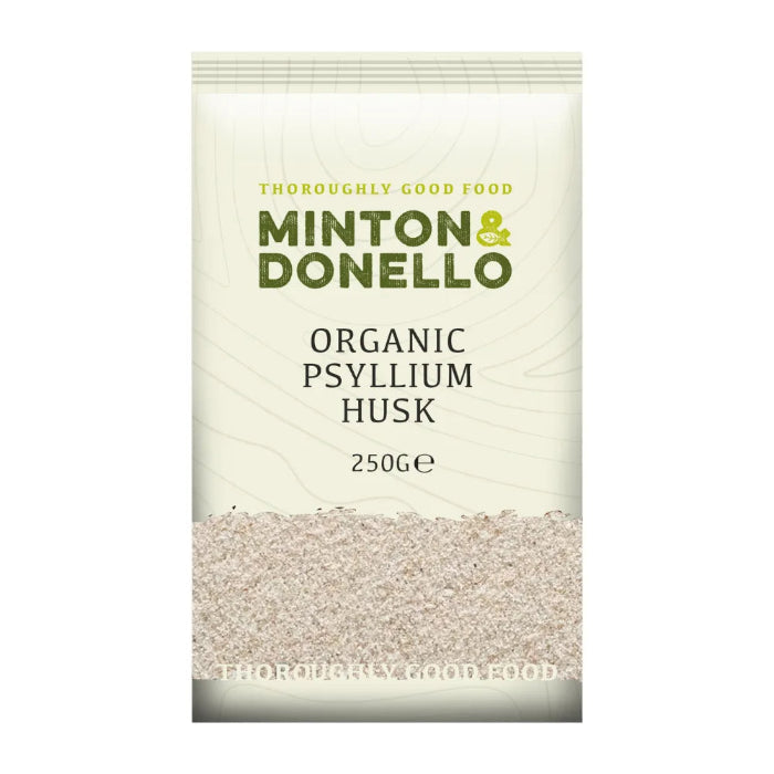 Minton & Donello - Organic Psyllium Husk, 250g | Pack of 6 – PlantX UK