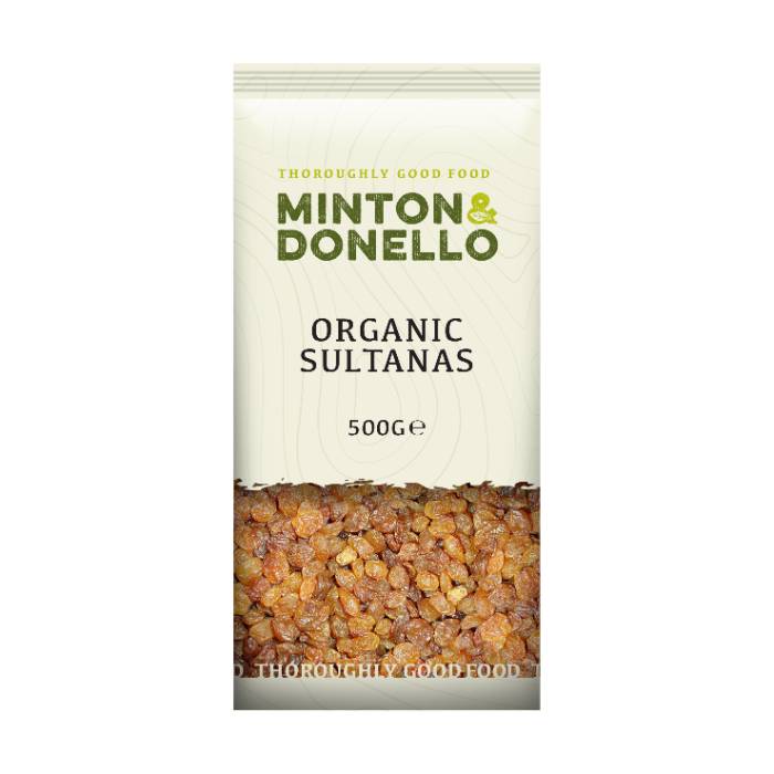 Minton & Donello - Organic Sultanas | Pack of 6 | Multiple Sizes ...