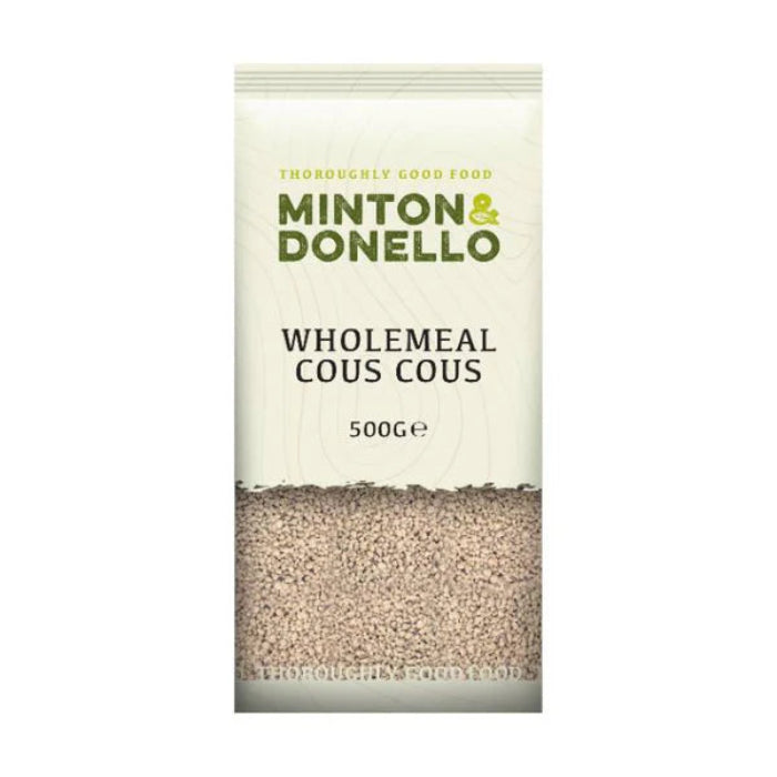 Minton & Donello - Organic Wholemeal Couscous, 500g | Pack of 6 – PlantX UK