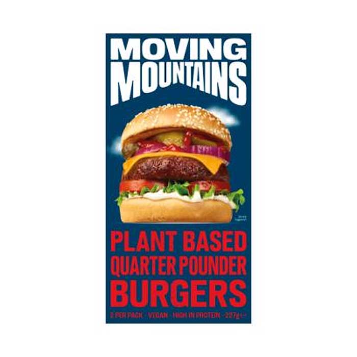 Moving Mountains - Plant-Based Burger, 114g | Pack of 6 – PlantX UK