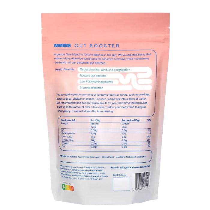 Myota - Gut Booster Prebiotic Fibre Blend, 300g – PlantX UK