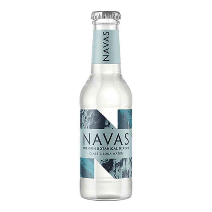 Navas Drinks - Classic Soda Water, 200ml | Pack of 24 – PlantX UK