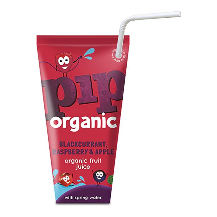 Pip Organic - Blackcurrant, Raspberry & Apple with Spring Water, 180ml ...