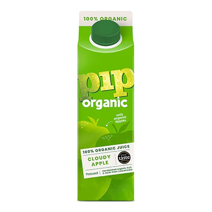 Pip Organic - Cloudy Apple Juice Take Home Carton, 1L - Pack of 8 ...