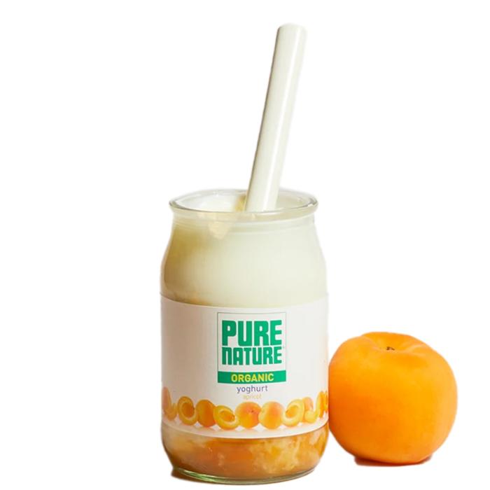 Pure Nature - Organic Full Fat Yoghurt, 150g | Pack of 8 | Multiple Fr ...