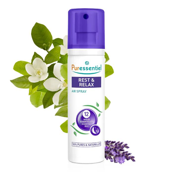 Puressentiel - Rest & Relax Spray with 12 Essential Oils, 75ml – PlantX UK