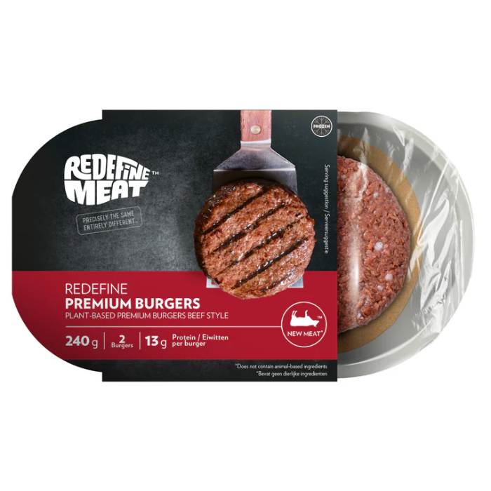 Redefine - Plant Based Premium Beef Burgers | Multiple Size – PlantX UK
