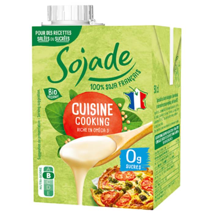 Sojade - Organic Soya Cooking Cream, 500g – PlantX UK